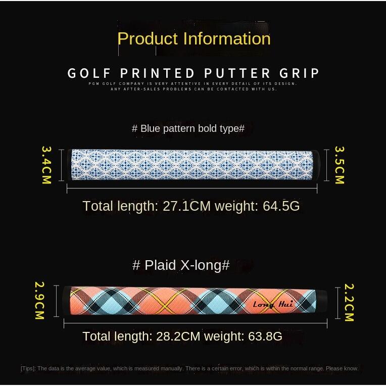 PGM ก้านไม้กอล์ฟ Bold และมือจับยาวด้ามจับพัตเตอร์ Pu รู้สึกกันลื่นได้ดีดูดซับเหงื่ออุปกรณ์เสริม ...