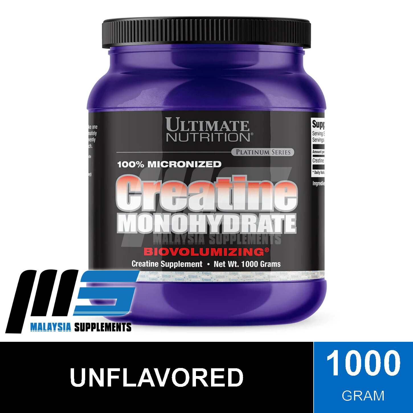 Ultimate Nutrition 100% Micronized Creatine Monohydrate, Unflavored ...