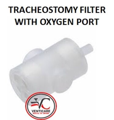 TRACHEOSTOMY FILTER WITH OXYGEN PORT (HM80065) | Lazada