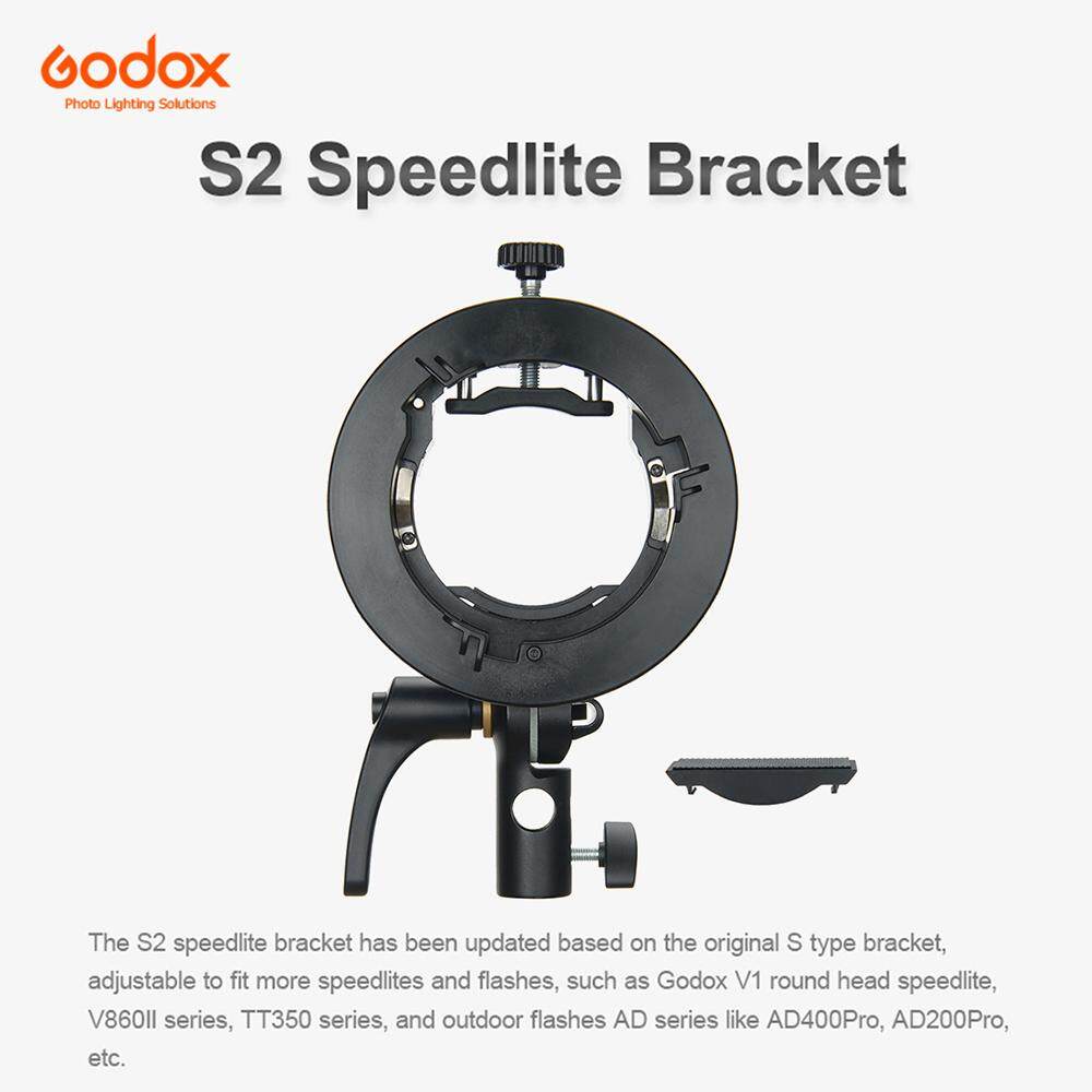 Godox S2 Portable Flash S-type Holder Speedlite Bracket with Bowens ...