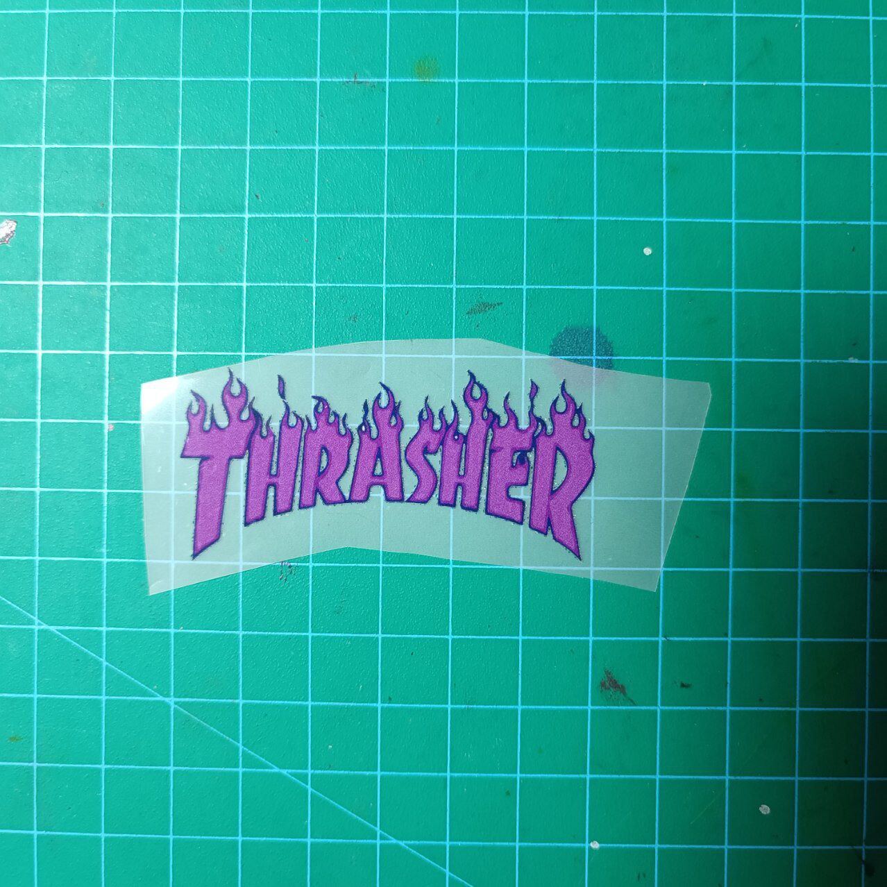 DIY Sticker Baju (Thrasher) Iron On / Heat Press | Lazada
