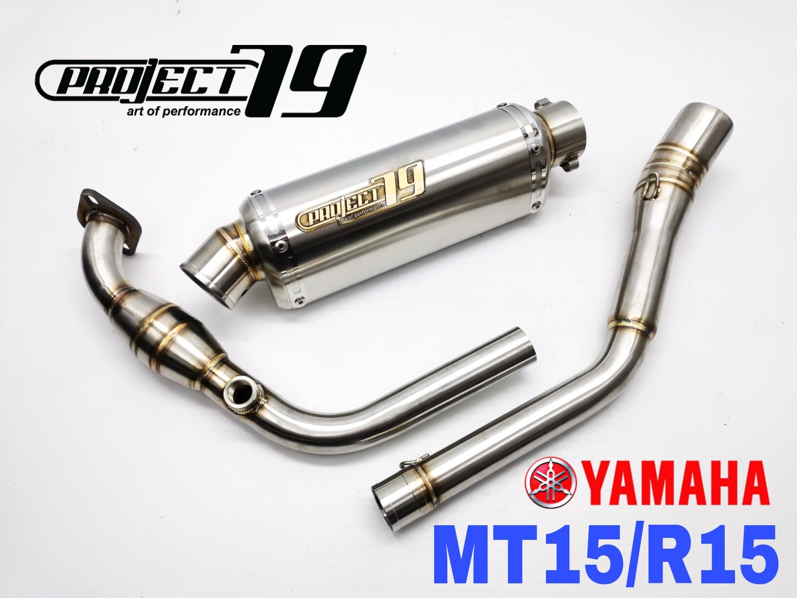 Yamaha R15 MT15 Motorcycle Power Boom System Exhaust Project79 / Motor ...