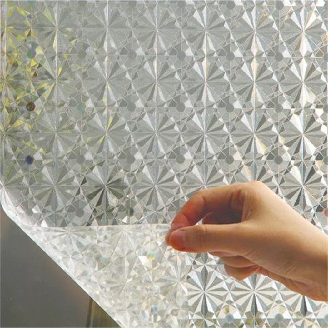 Frosted Self-Adhesive Window Film Privacy Glass Sticky Back Vinyl ...