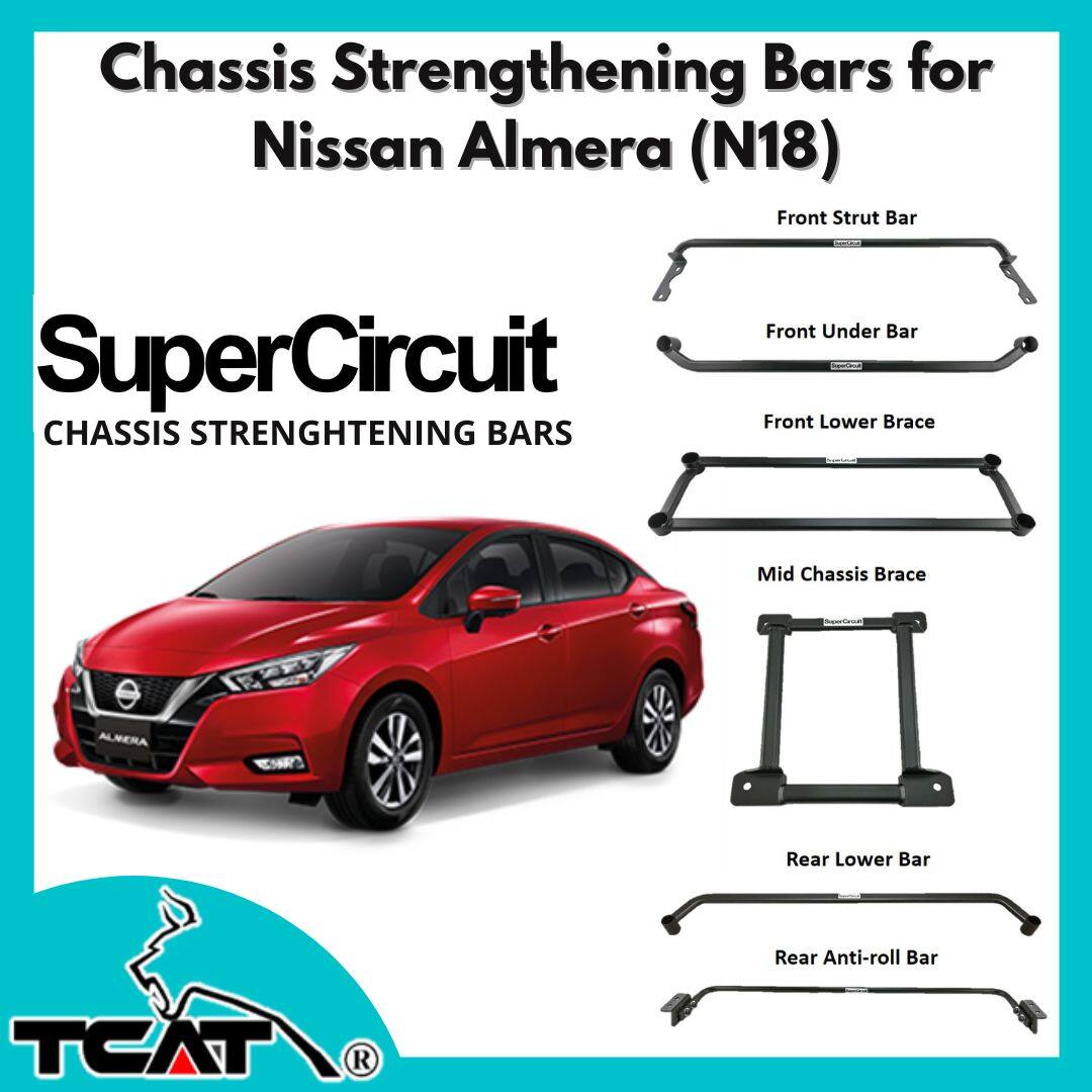 [Pre-order] Nissan Almera N18 SuperCircuit Chassis Strengthening Bars (ETA: 14 Days) | Lazada