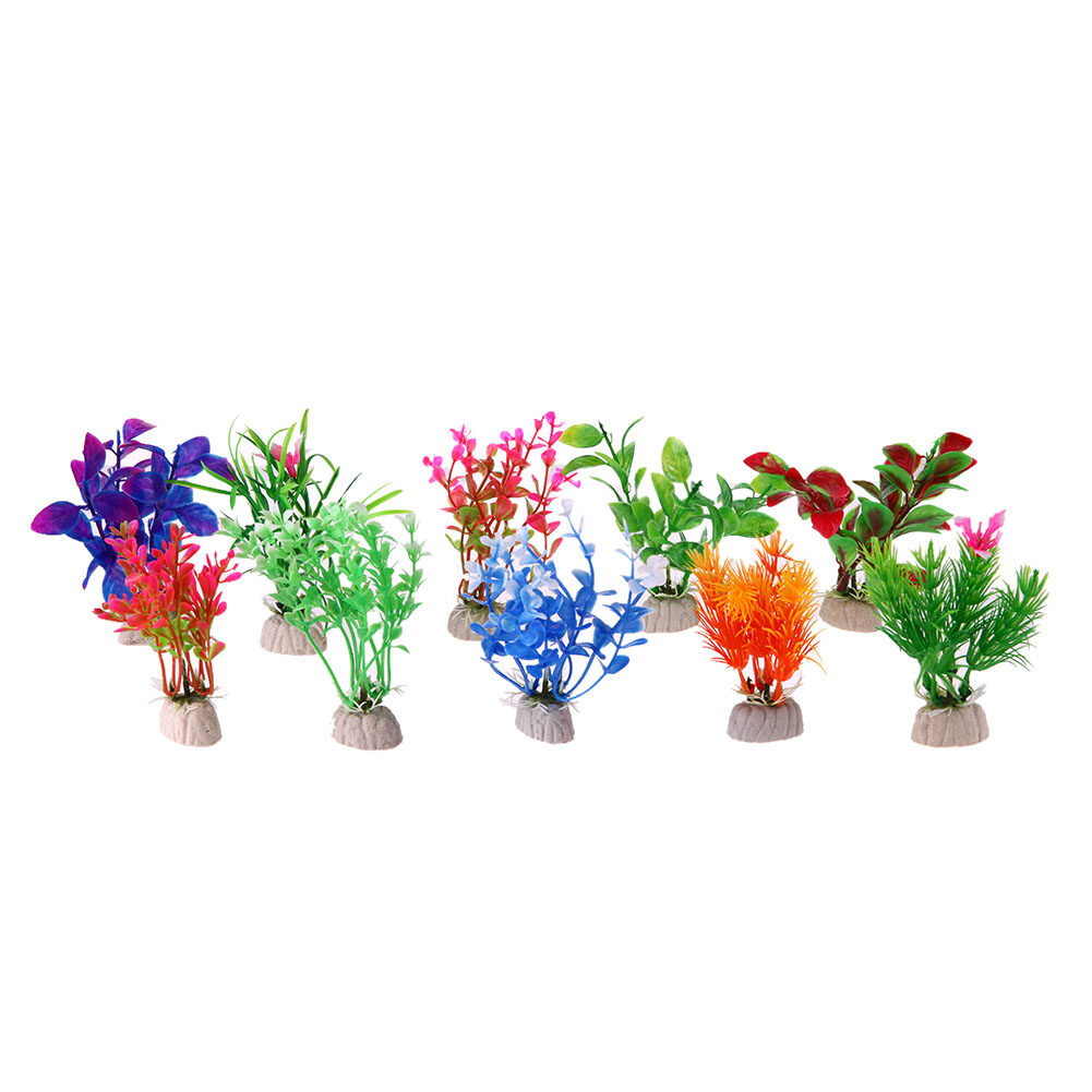 10ชิ้นพืชน้ำจำลองพิพิธภัณฑ์สัตว์น้ำปลาตกแต่งเครื่องประดับ | Lazada.co.th