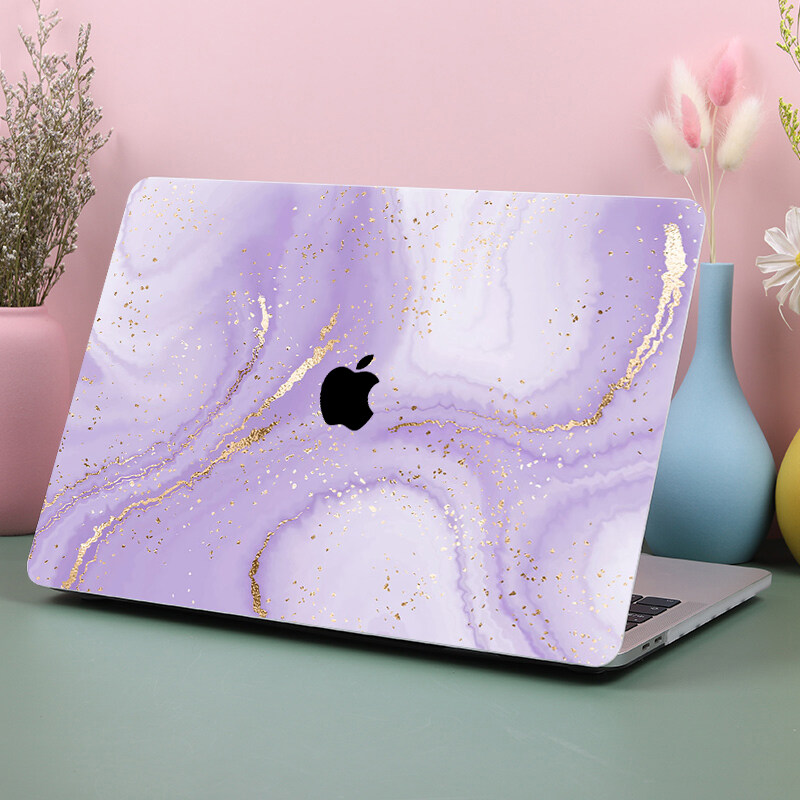 HD Color Pink Marble Laptop hard Matte Cases for Macbook Pro 13 Air M1 ...