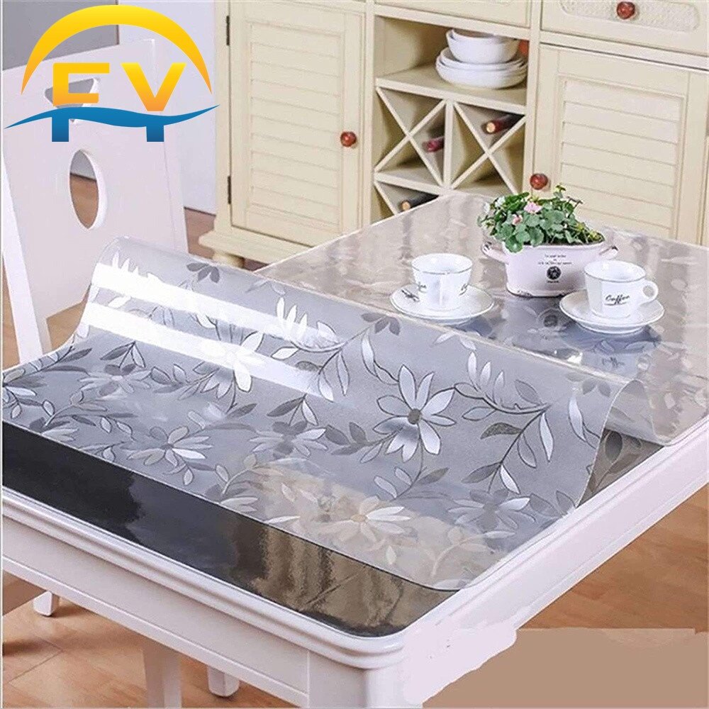 FY PVC Cosmos Flower Table Mat ALAS MEJA PLASTIK 1.5MM Thick PVC Table ...