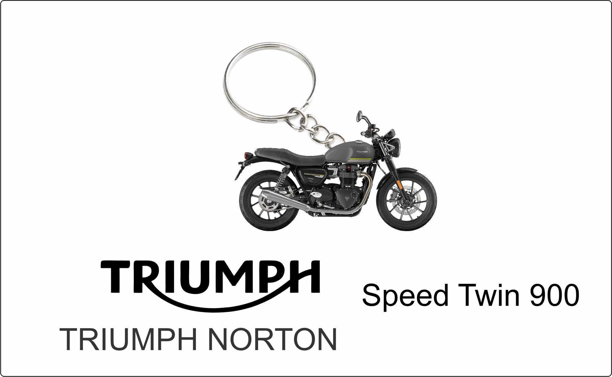 TRIUMPH speed twin 900 keychain 2d | Lazada