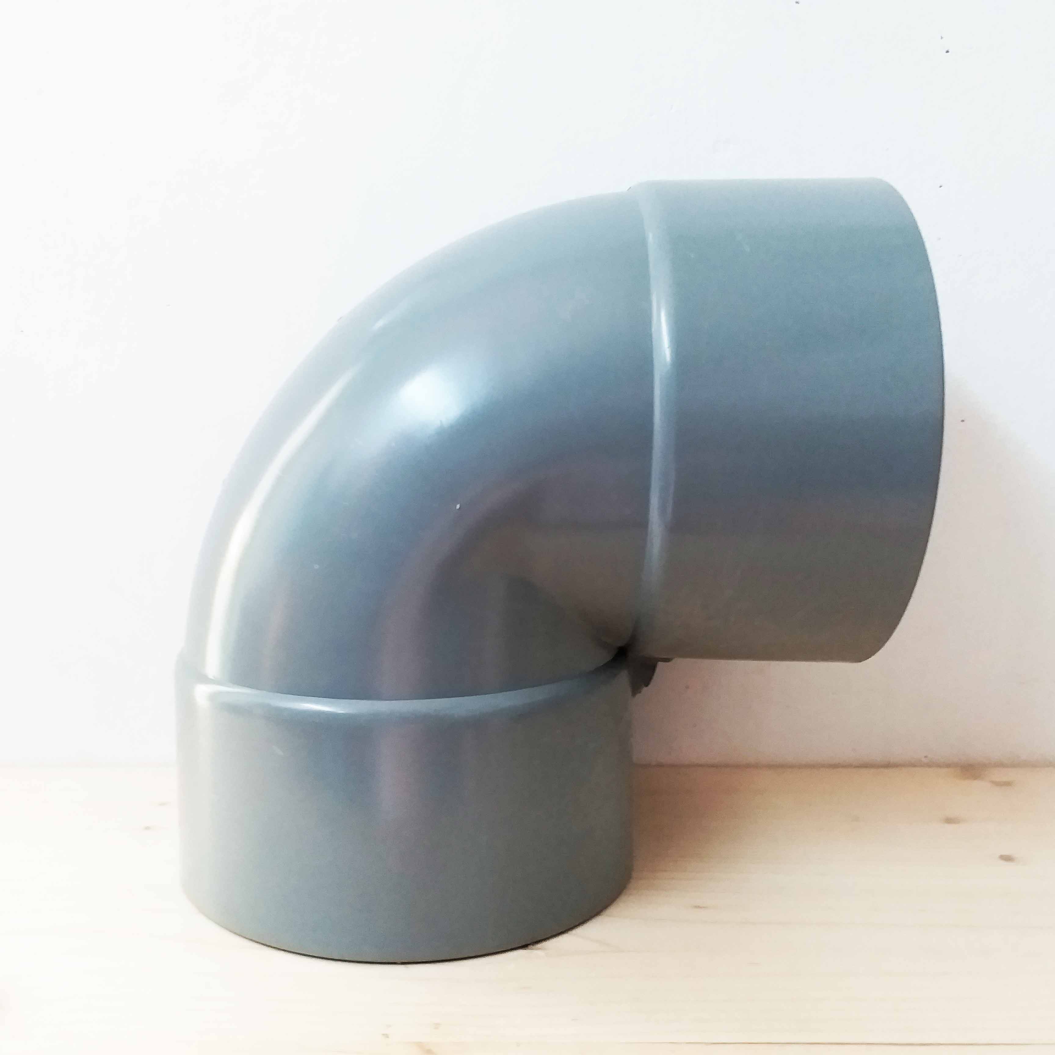 PVC PIPE FITTING ELBOW GREY/ PVC 90-DEGREE ELBOW 6”( 150MM ) | Lazada