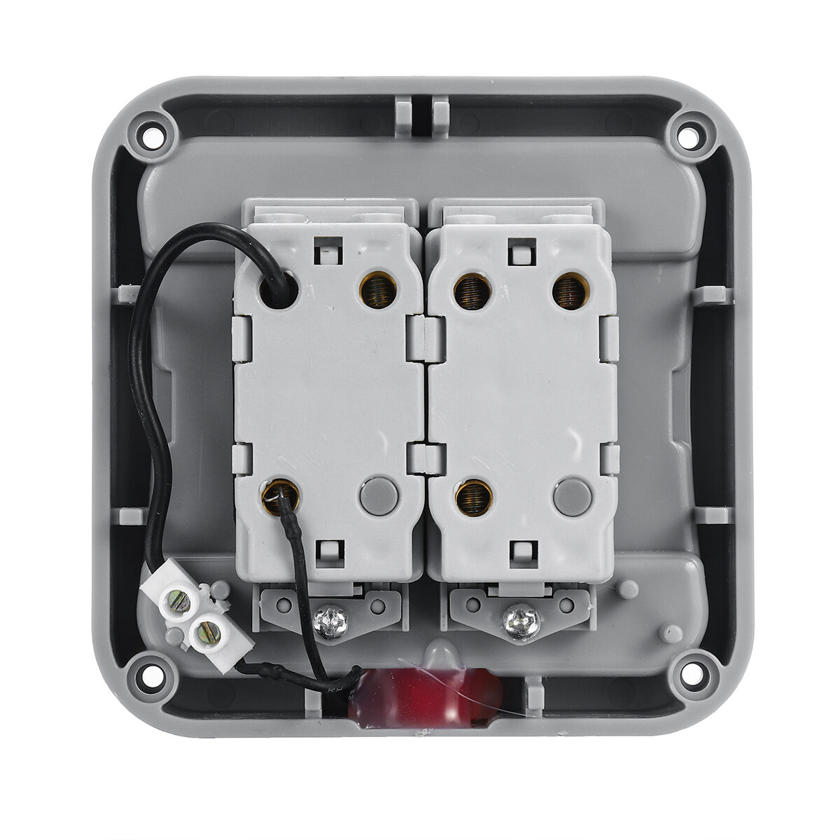 Single/Double Gang Outdoor Socket IP65 Garden Weatherproof Light Switch ...