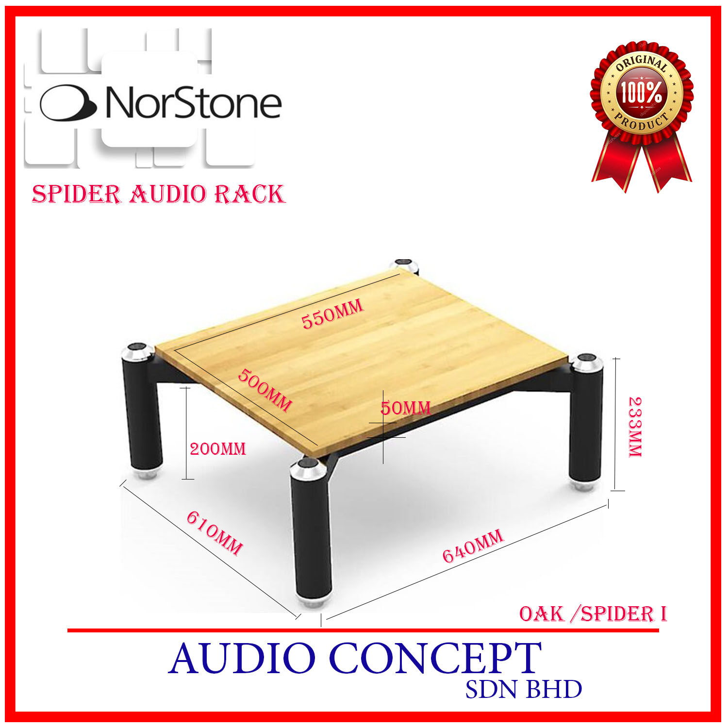 Norstone Spider Hi-Fi Rack | Lazada
