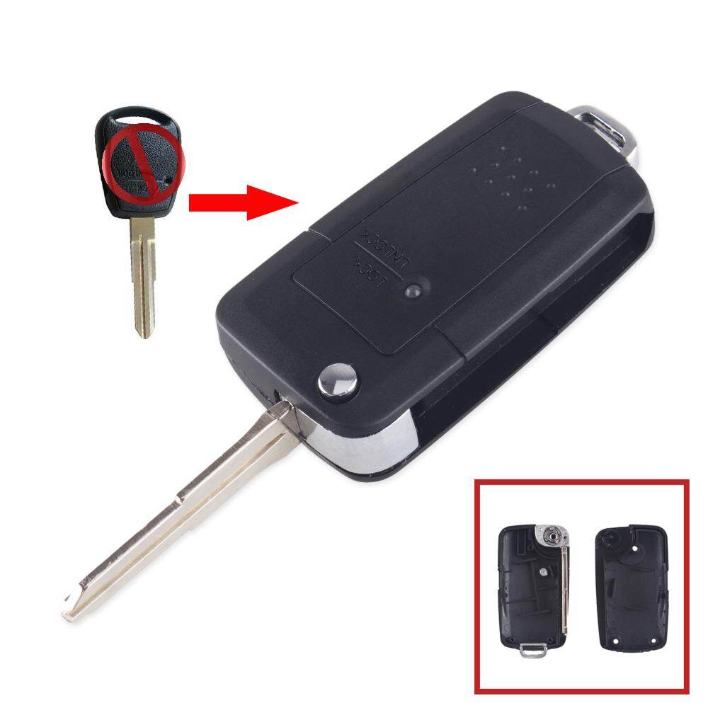 ปลอกหุ้มกุญแจรีโมทแบบพับได้1ปุ่ม,ปลอกสำหรับHyundai Getz AccentสำหรับKia ...