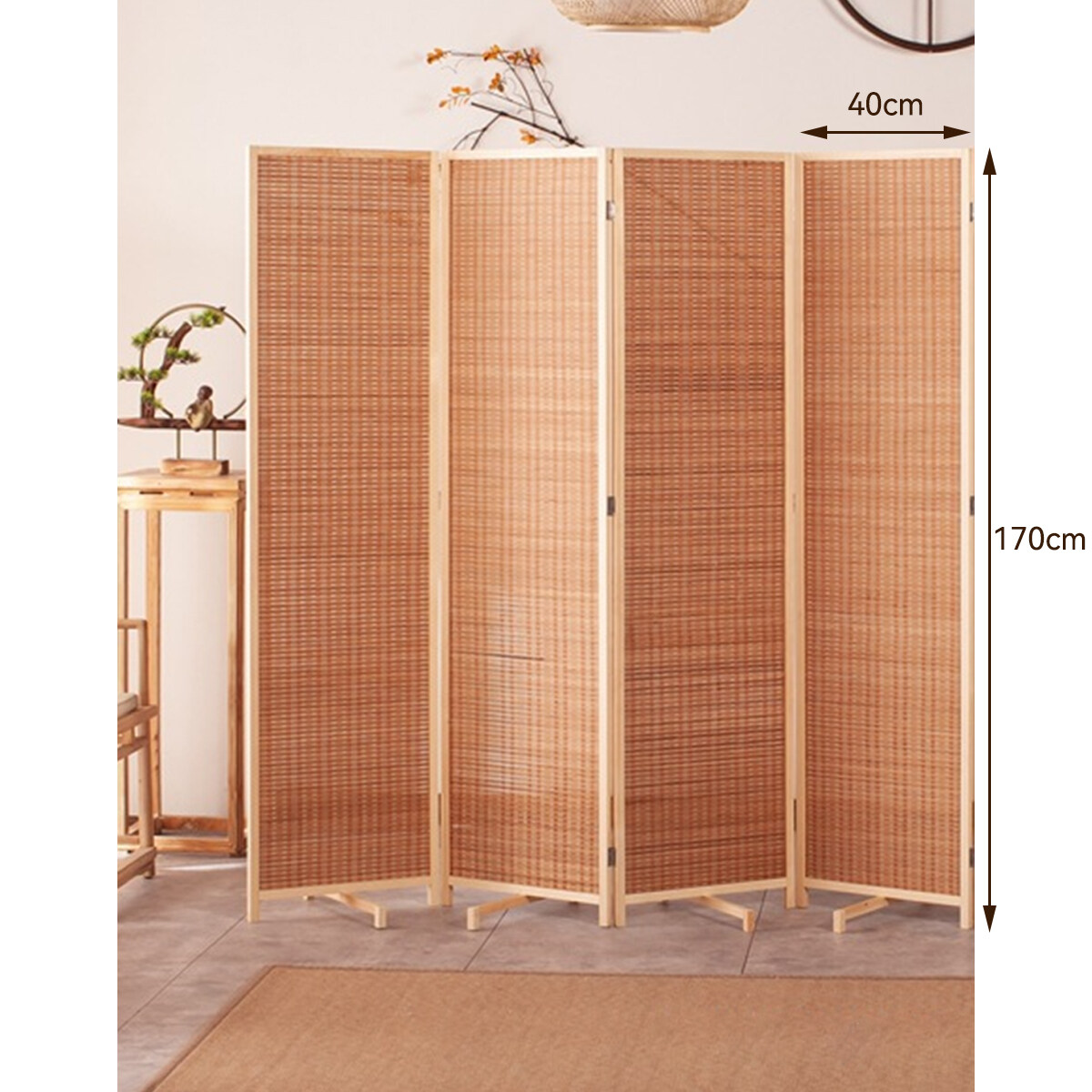 🔥M'sia Stock🔥Chinese style folding screen partition Simple modern ...