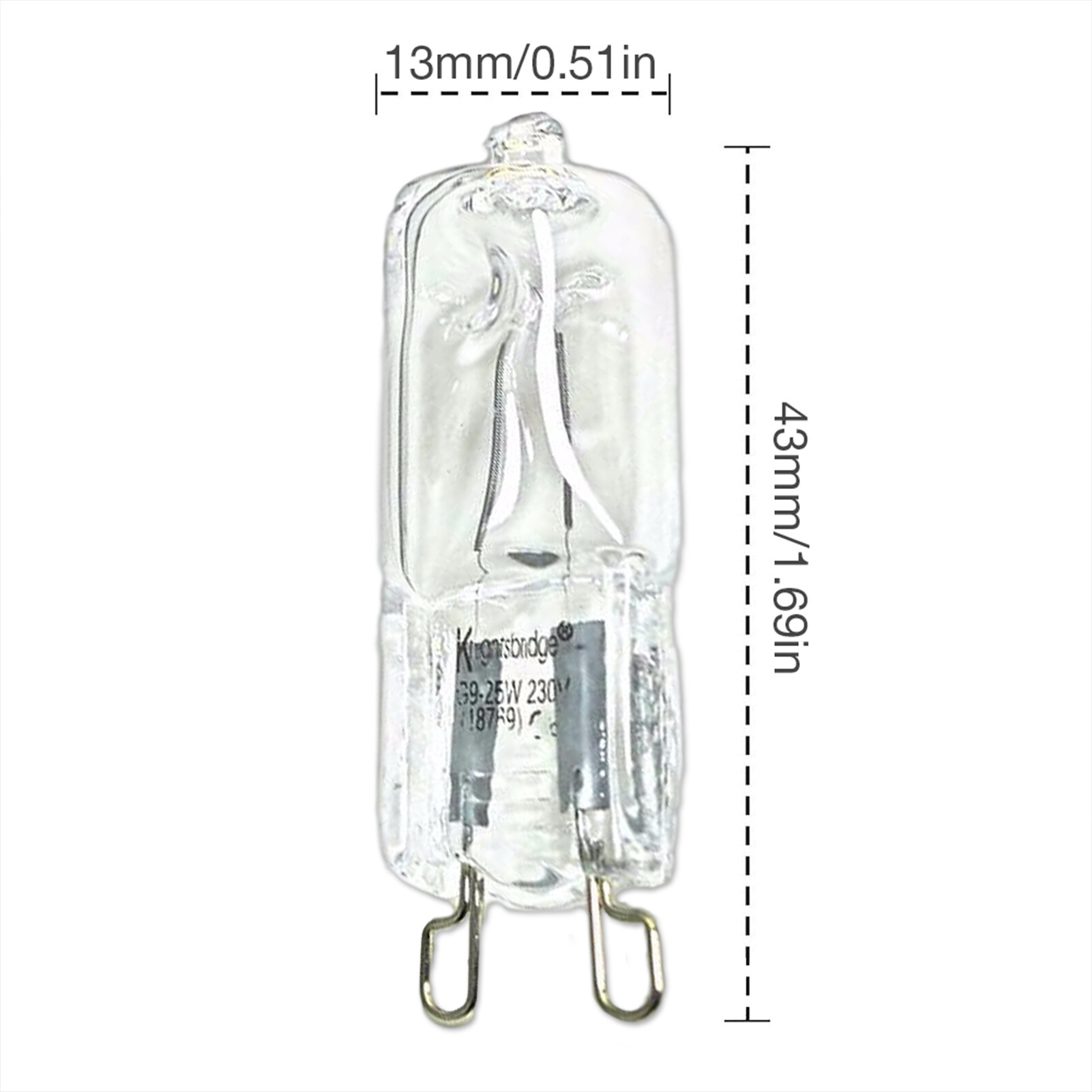 Halogen Oven Lamp G9 40 W Oven Lamp 350LM 2600K Halogen bulb , 220 V ...