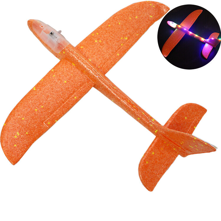 Foam Airplanes Throwing Glider Light Plane Kids Styrofoam Glider With 2 ...