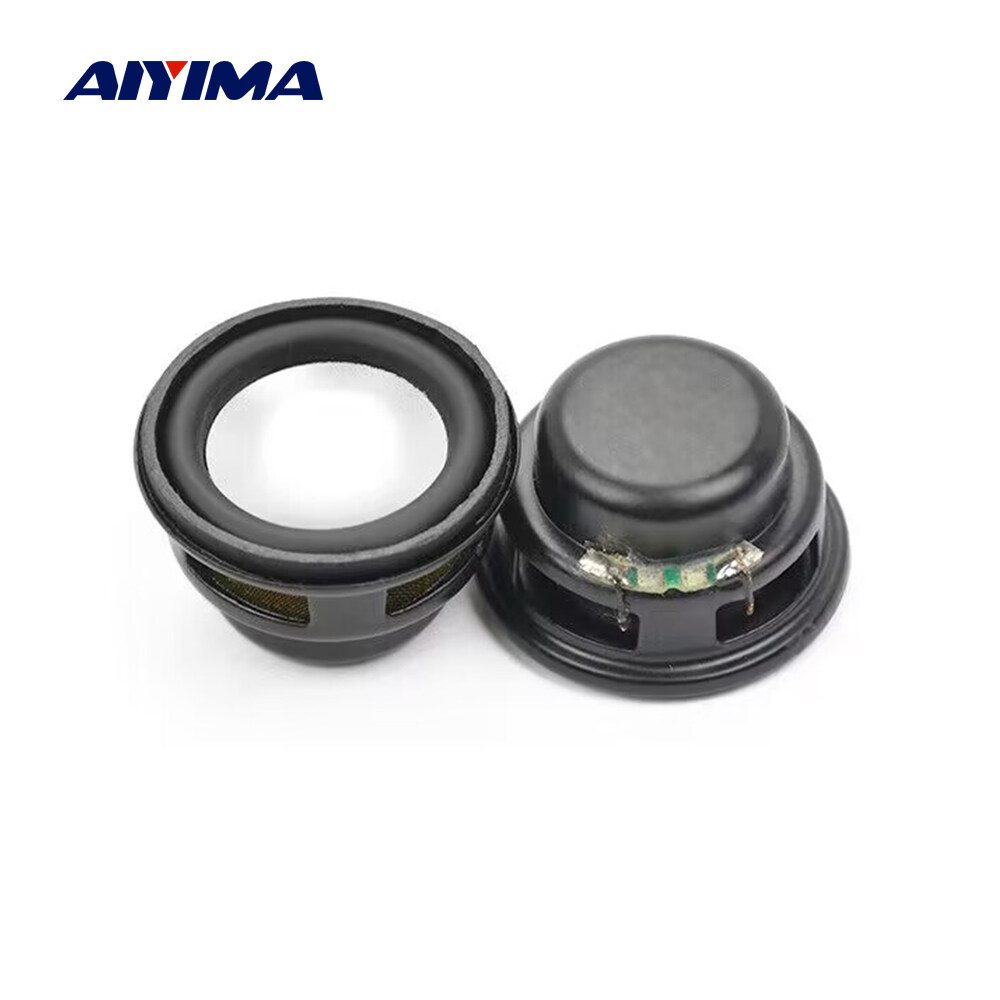 AIYIMA 2Pcs 4Ohm 3W Mini Audio Speaker 27MM Bass Multimedia Portable Speakers Audio Woofer ...