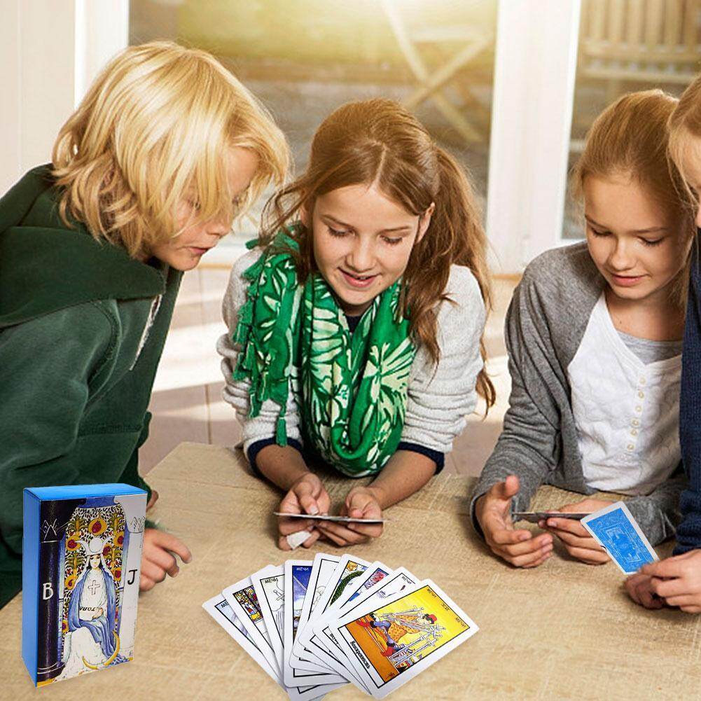 【Yumei】Russian Tarot Cards Board Game with Colorful Box Divination Fate ...