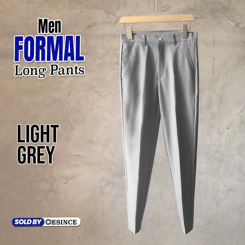 🇲🇾 DESINCE Men Long Pants Man Formal Pants Chino Pants Smart Casual ...