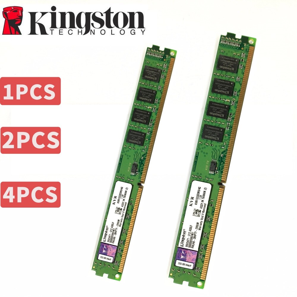 K Ingston PC หน่วยความจำ RAM โมดูลหน่วยความจำเดสก์ท็อป DDR2 DDR3 1GB 2GB 4GB 8GB PC2 PC3 667Mhz ...
