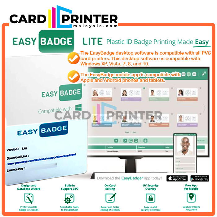 LIFE TIME LINCENSE KEY EASYBADGE SOFTWARE DESIGN CREATE EDIT FREE ...