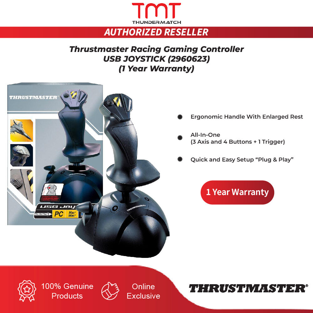 Thrustmaster Racing Gaming Controller USB JOYSTICK (2960623) (1 Year ...