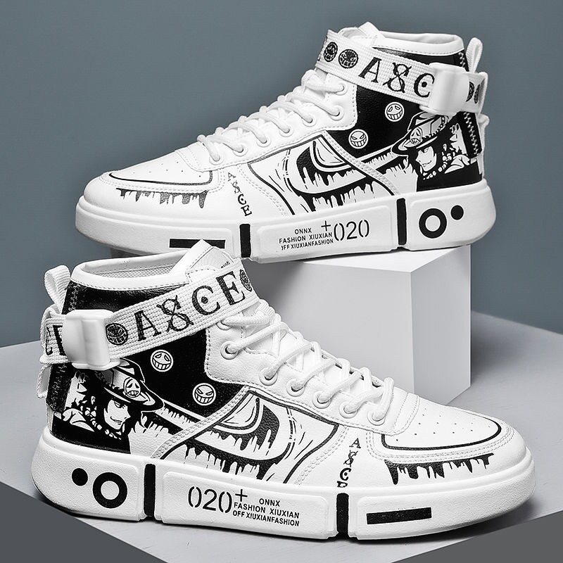 ฤดูใบไม้ผลิและฤดูใบไม้ร่วงและเด็กชาย Aj High Help รองเท้ากีฬารองเท้า ...