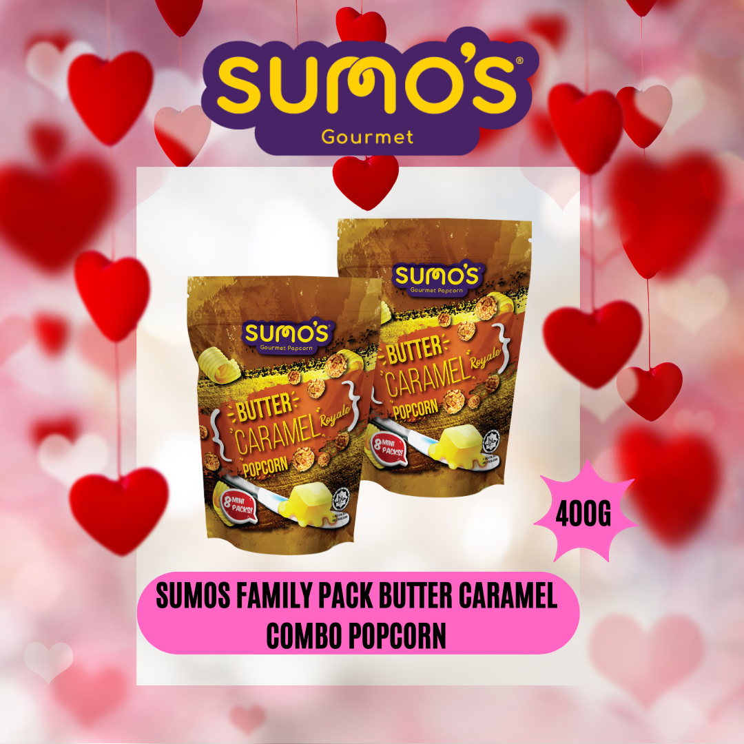 Sumos Butter Caramel Popcorn Combo Halal | Lazada
