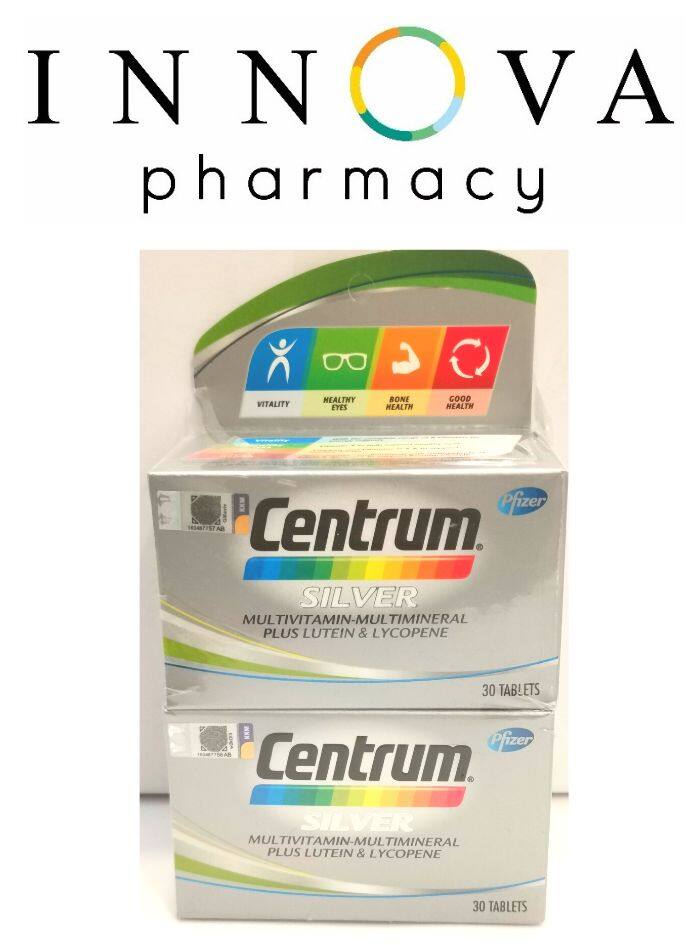 CENTRUM (SILVER) MULTIVITAMIN LUTEIN LYCOPENE 30S PO2 | Lazada