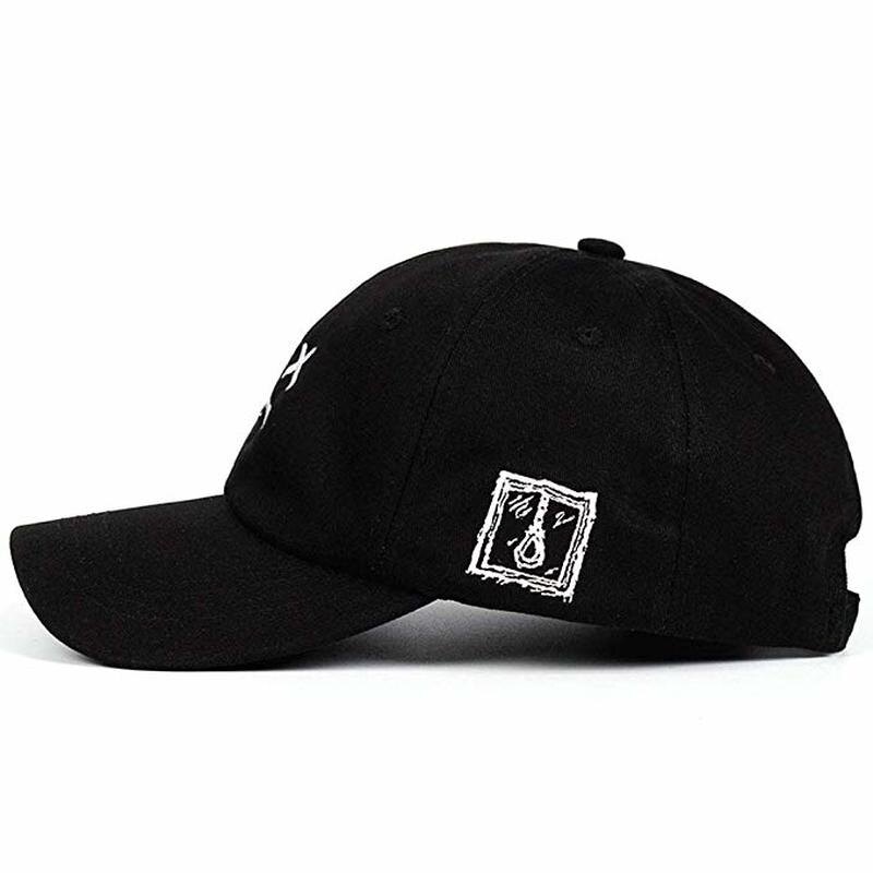 Dad Hat Embroidered Cotton Baseball Cap Sad Face Hat Hip Hop Cap ...