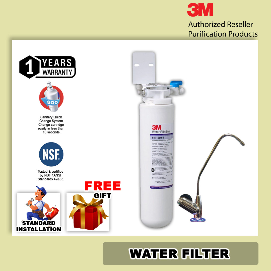3M Undersink Drinking Water Filter System FM1500-B / 3M Water Filter ...