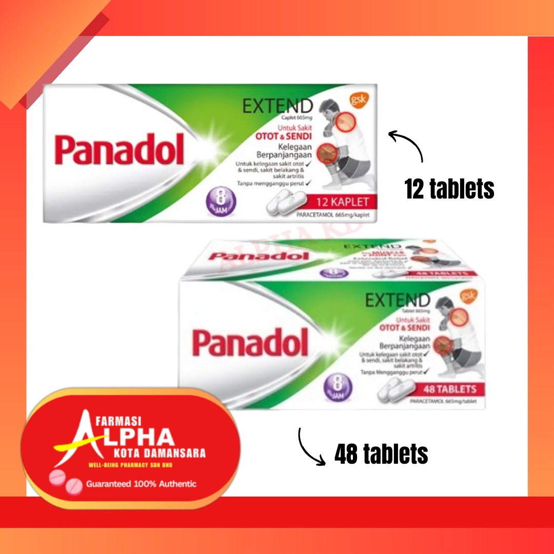 Panadol Extend 12's / 48's | Lazada