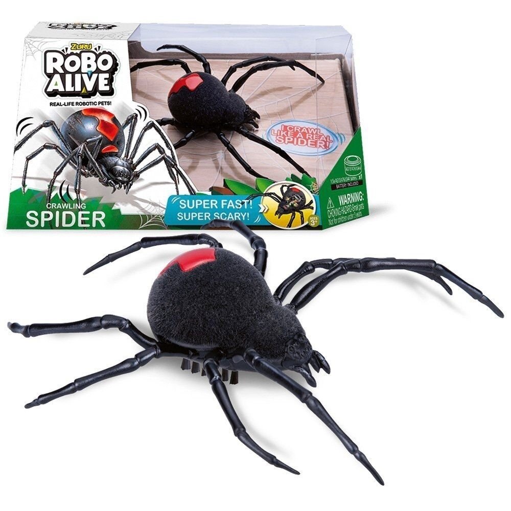 ZURU ROBO ALIVE CRAWLING SPIDER BATTERY-POWERED ROBOTIC TOY (7111ZU ...