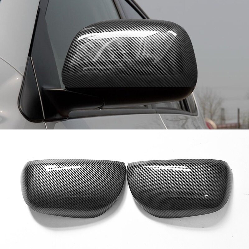 For TOYOTA HILUX VIGO 2006-2015 carbon fiber pattern car side mirror ...