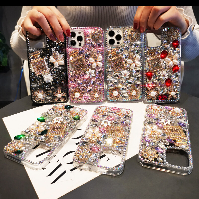 Luxury Crystal Rhinestone Phone Case Bling Diamond Cover For OPPO Reno ...