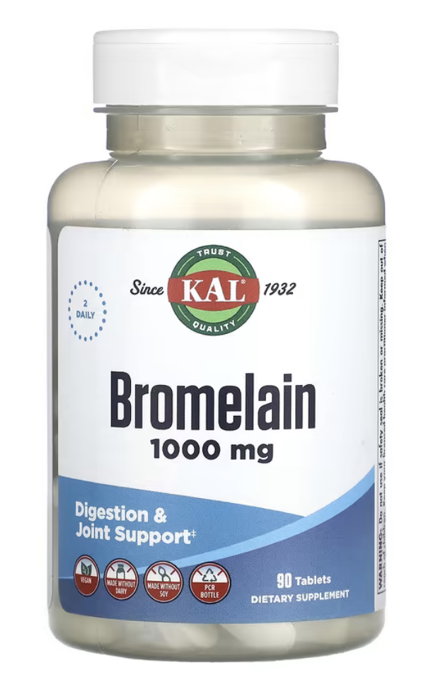 Bromelain 1000mg, 90 Tablets, 100% Vegetarian, Joint Support, Digestive ...