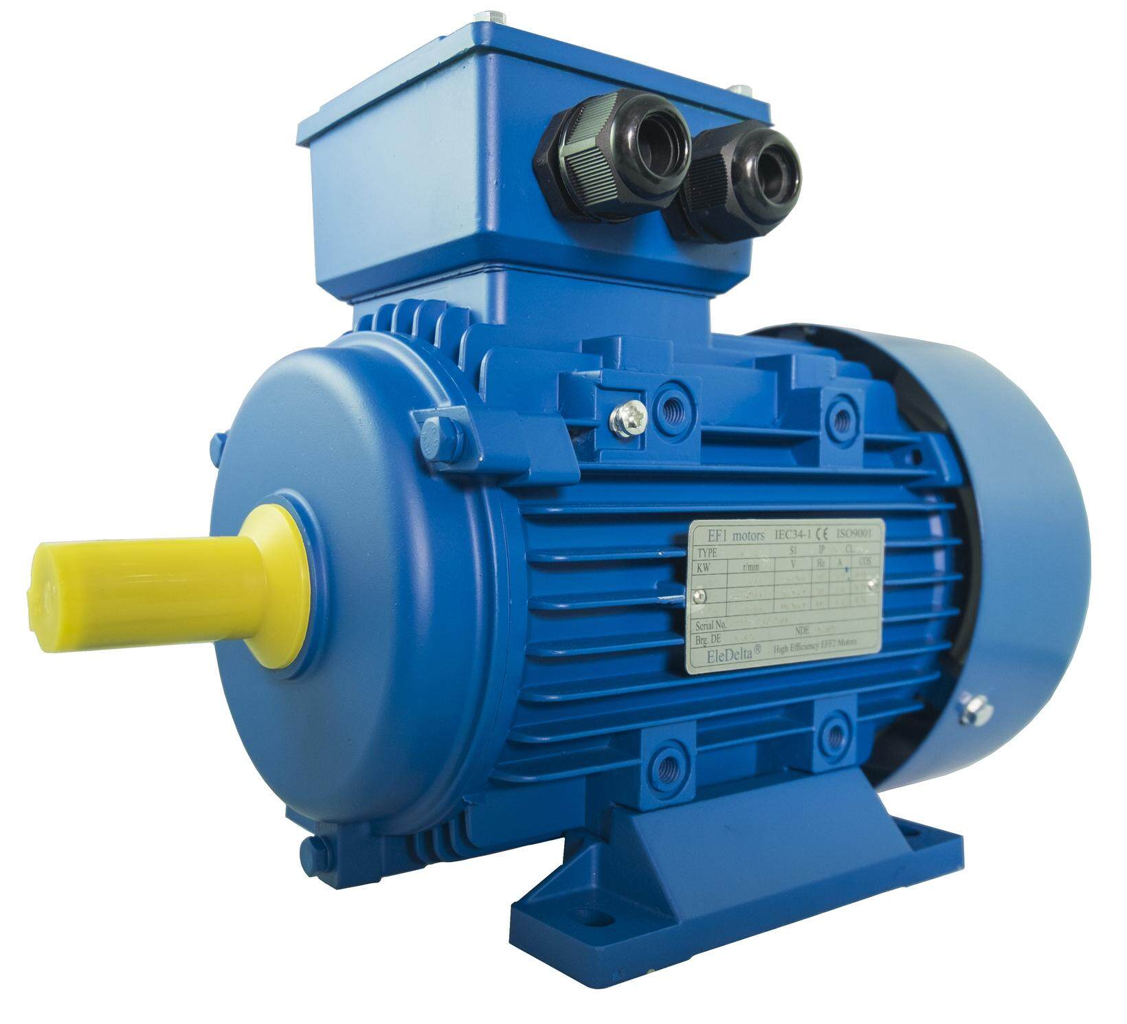 EleDelta Three Phase Induction Motor 4KW/5.5HP/415V/50Hz Foot Mounting ...