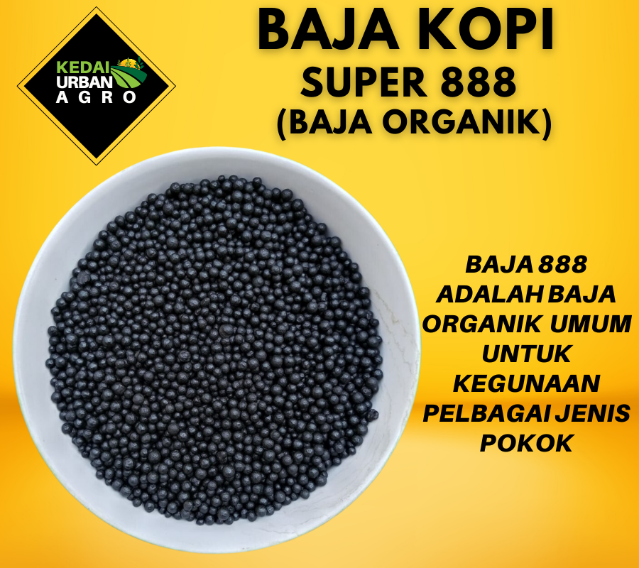 (500GM/1KG) BAJA KOPI ORGANIC FERTILIZER NPK 888 BAJA ORGANIK FOR ...