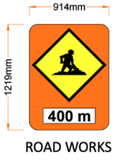 JKR Temporary Signboard A Shape / Papan Tanda A Shape JKR (914mm X ...