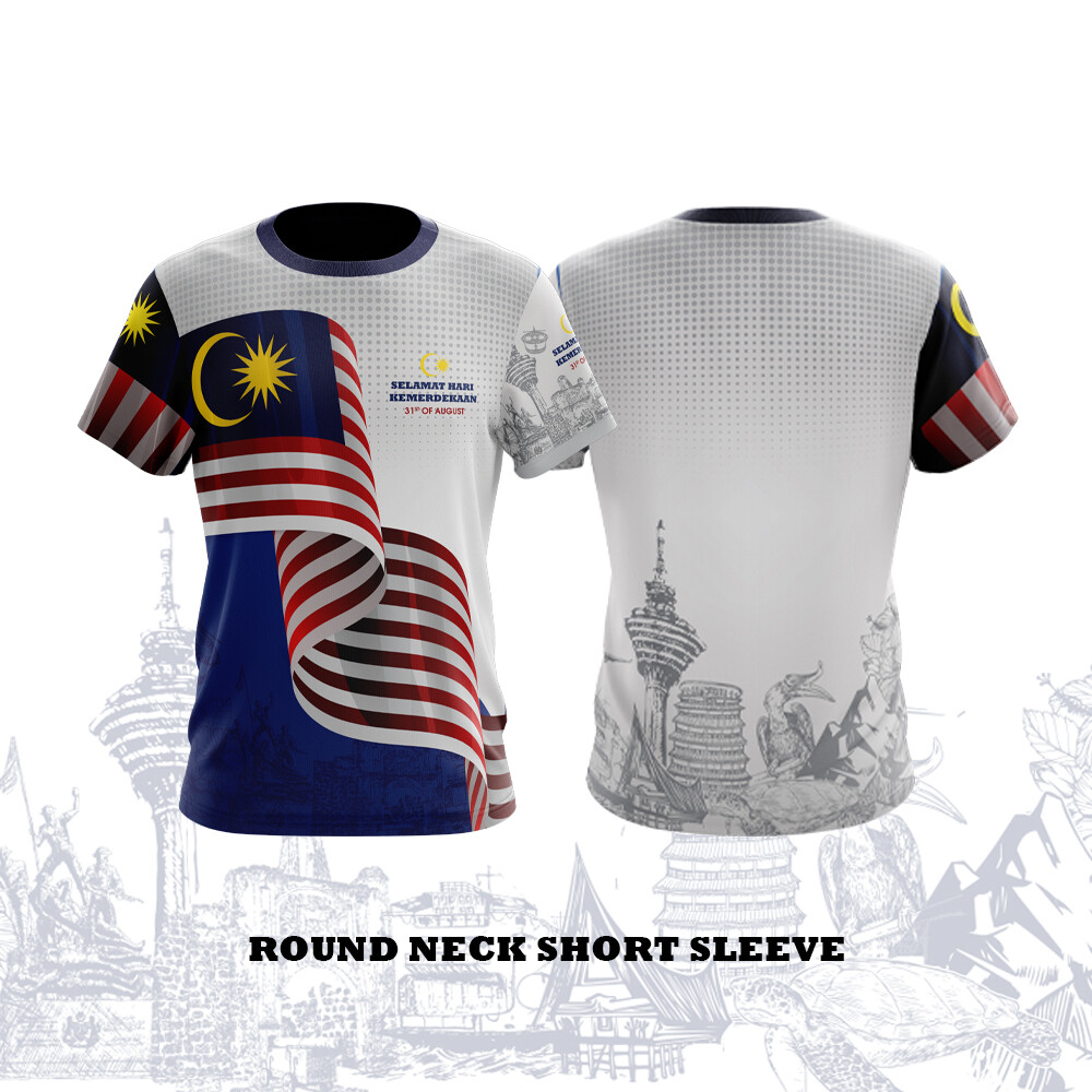 Axellent HARI KEMERDEKAAN Merdeka Tshirt Jersey Sublimation Unisex ...