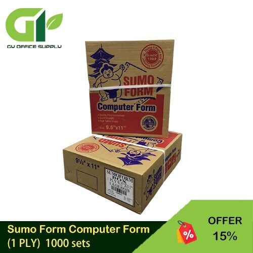 [GY Office] Sumo Form Computer Form 1 PLY | Lazada