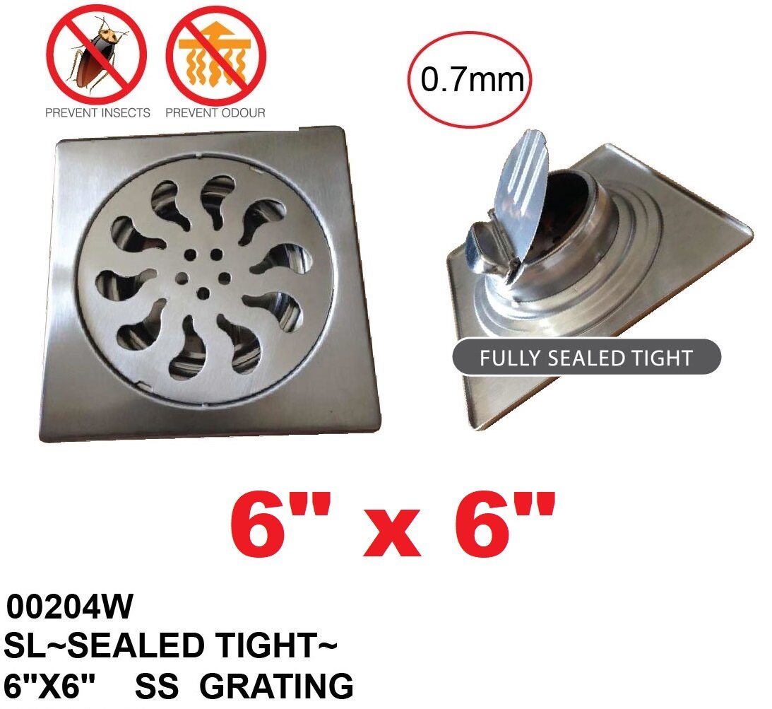 S-LINE Heavy Duty Stainless Steel Auto Trap Grating for Anti Cockroach ...