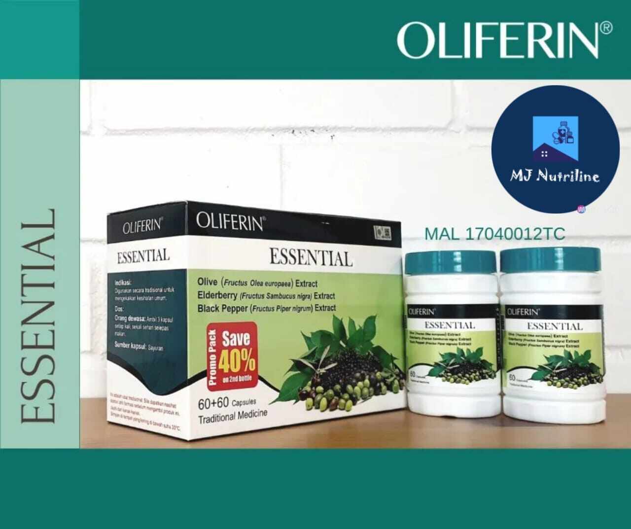 Oliferin® Essential Elderberry Olive Immune-modulating | Lazada