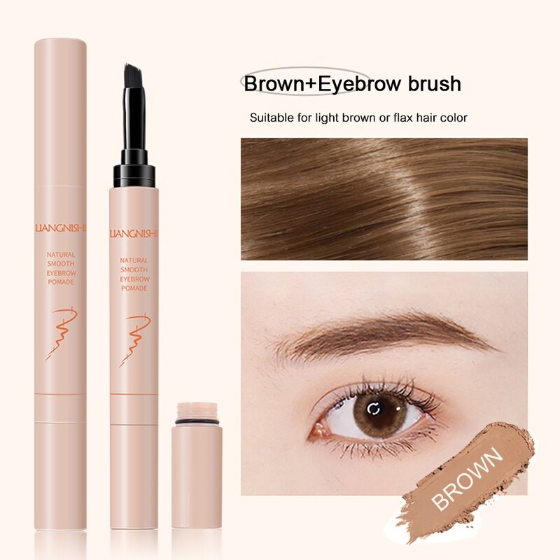 【Limited Time Promotion】LIANGNISHI Eyebrow Balm Pencil Natural Smooth ...
