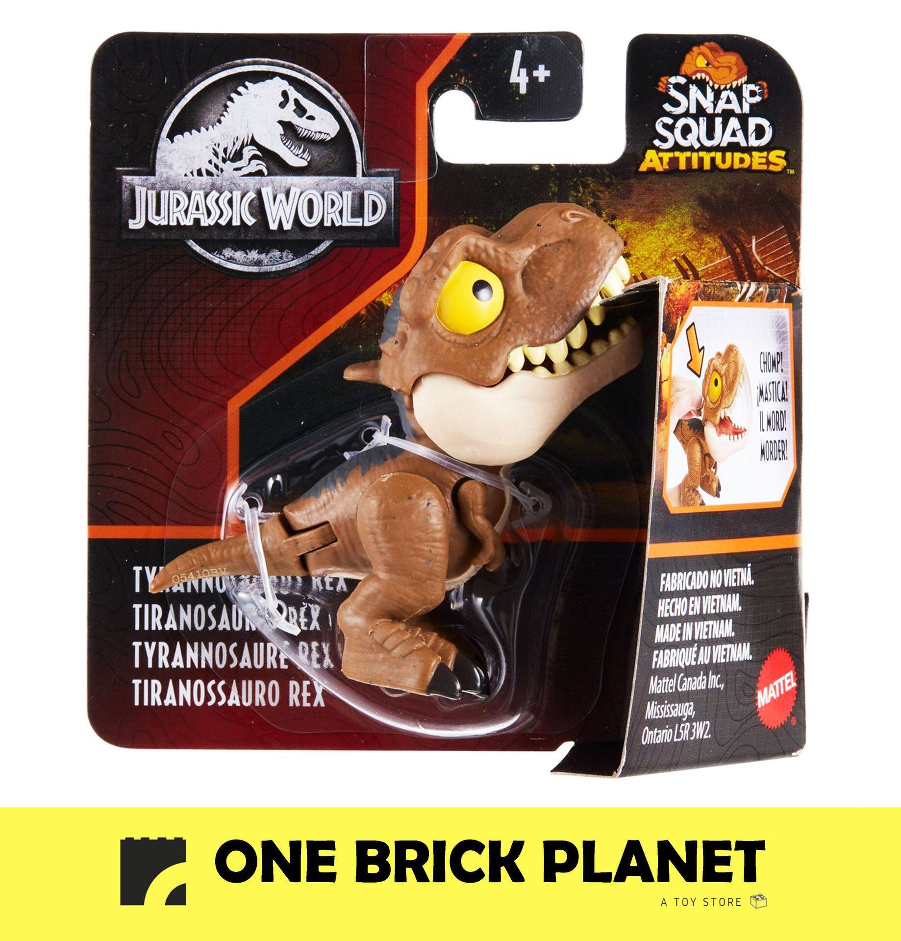 Jurassic World Snap Squad Attitudes - Tyrannosaurus Rex (T-Rex) | Lazada