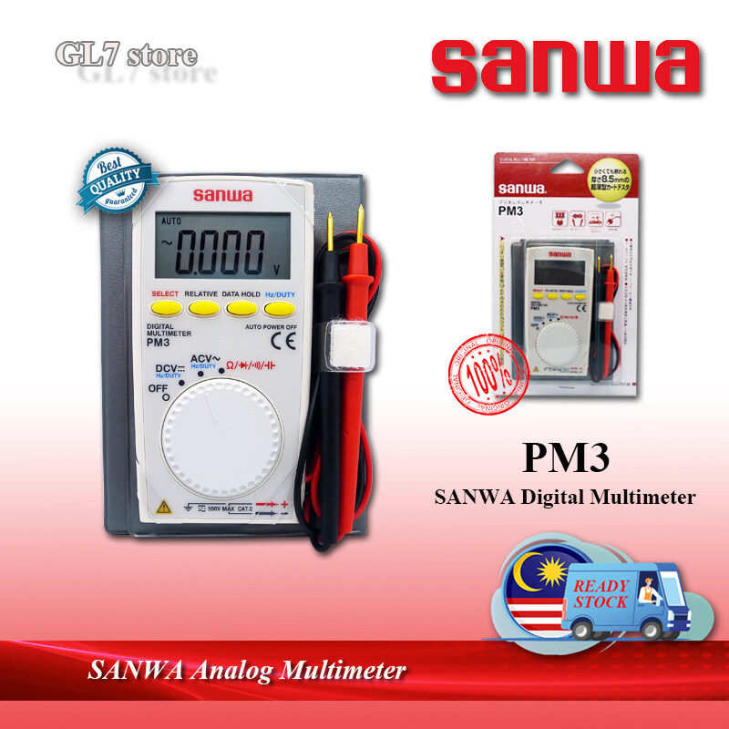 ORIGINAL SANWA PM3 DIGITAL MULTIMETER PM-3 (100% AUTHENTIC) | Lazada