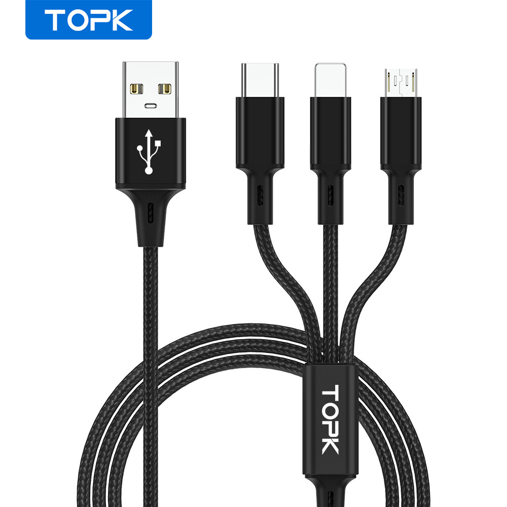 TOPK Cable Organizer Wire Winder USB Cable Management Charger Protector ...