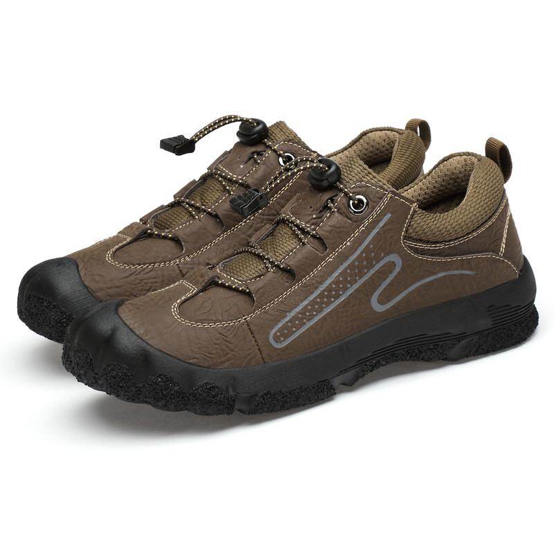 Autumn and winter outdoor Baotou leather mens shoes mens sports shoes ...