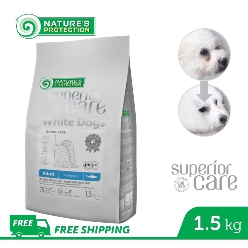 NATURE'S PROTECTION Superior Care White Dog Adult Small Breeds 1.5kg ...