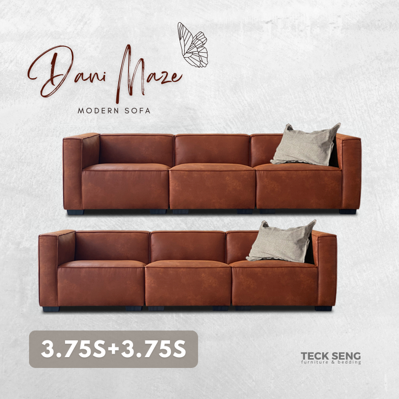 TECK SENG Dani Maze Italian Modern Minimalist Sofa Deep seats EUROPEAN ...