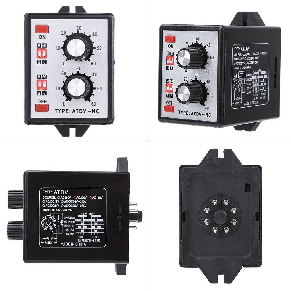 On Off Twin Timer Relay Twin Timer Knob On Off Timerรีเลย์ควบคุมเวลา ...